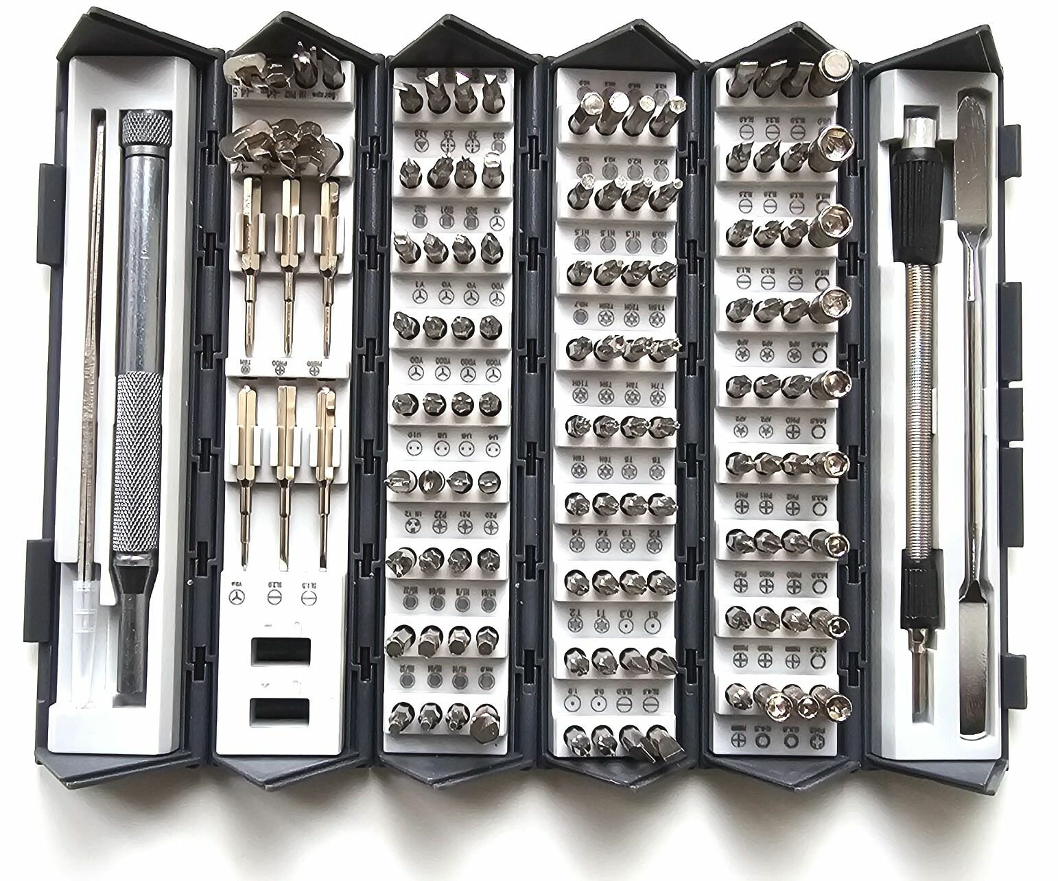 Набор отверток SW-8181, 128 предметов, профессиональный, магнитный наконечник, с кейсом
