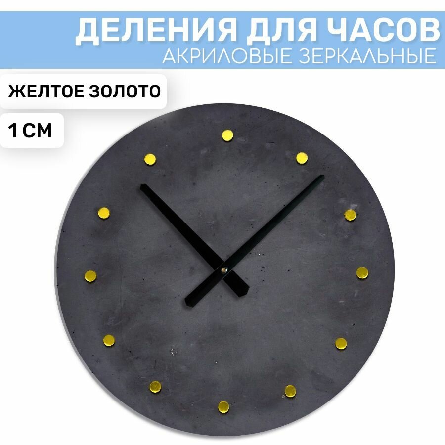 Зеркальные риски EPOXYMASTER Желтое золото, d1см