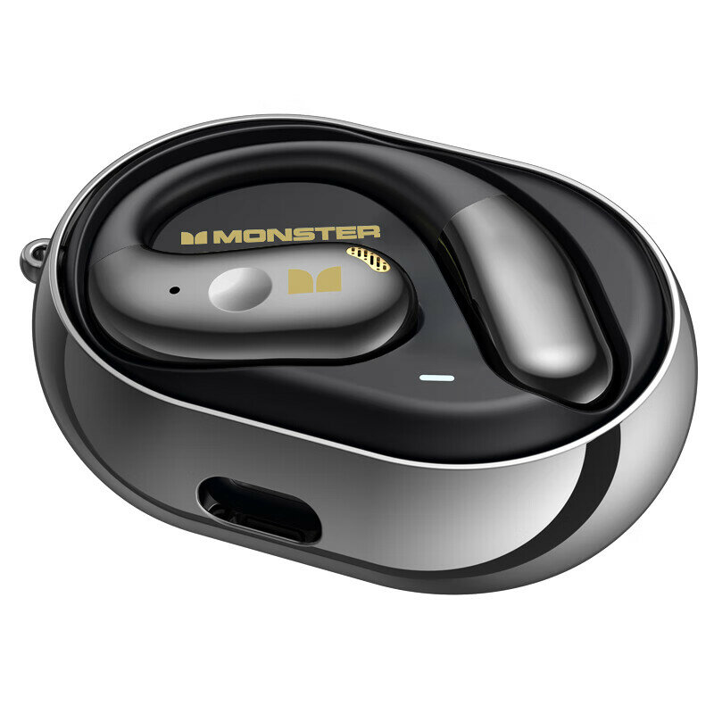 Беспроводные наушники MONSTER Open Ear AC360 True Wireless Bluetooth Earbuds, цвет Obsidian Black