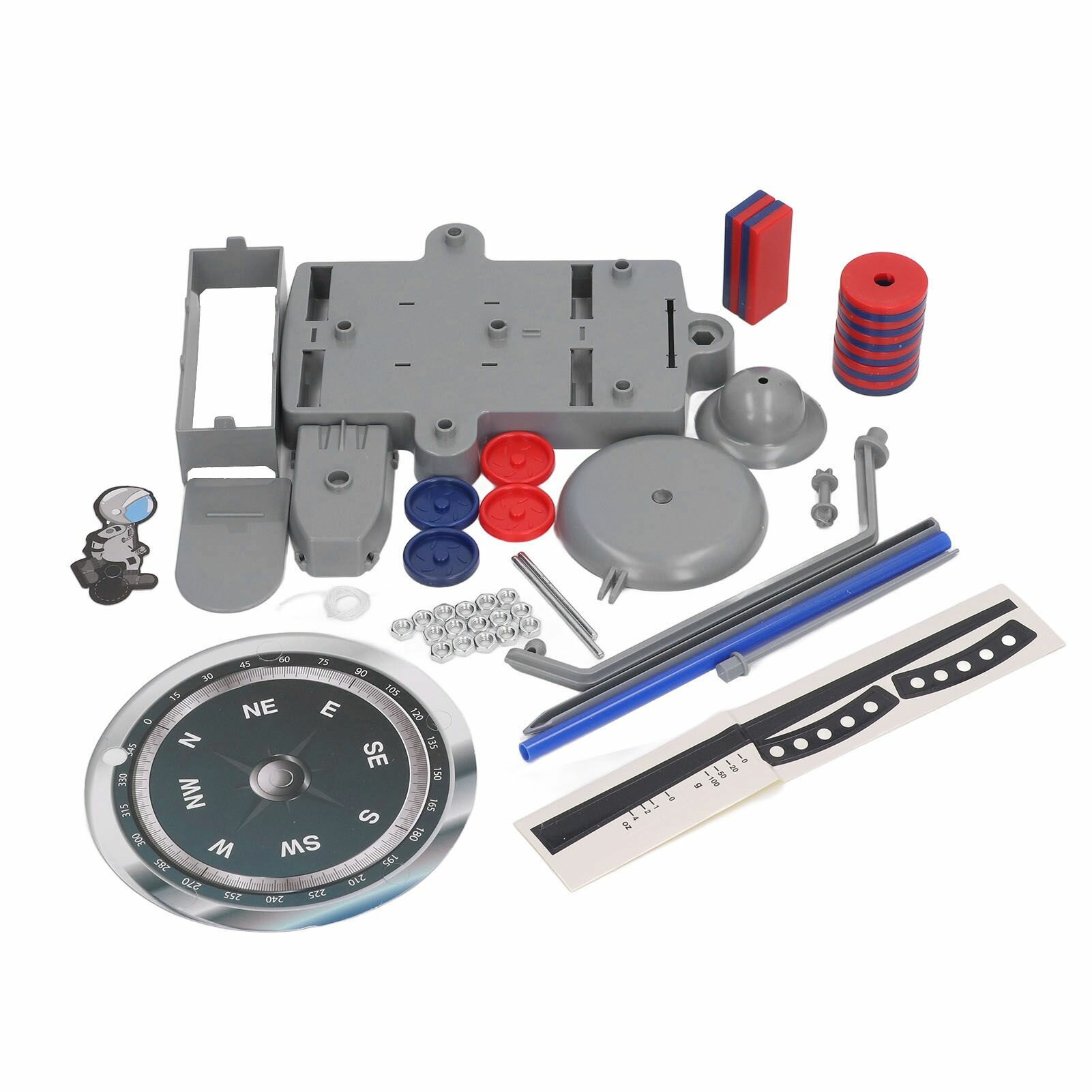 Набор для экспериментов с магнитами, 12 в 1, обучающий