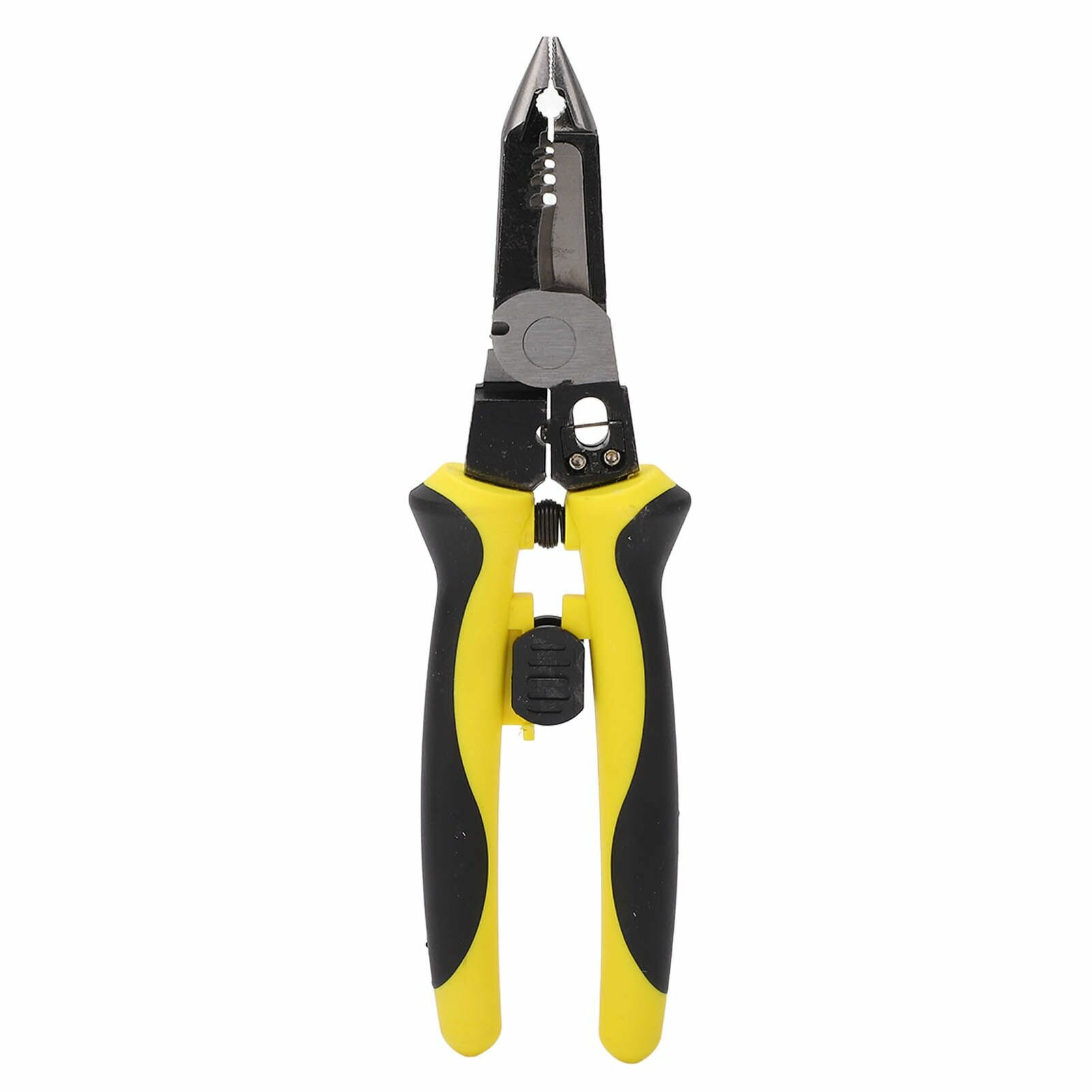 Электрические клещи для зачистки проводов и обжимные клещи Ручной инструмент 6 в 1 для зачистки фотоэлектрических модулей, обжима, вытягивания и разрыва проводов, прочный и удобный захват