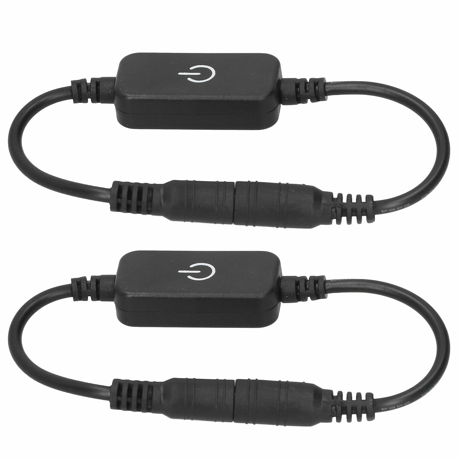 Миниатюрный сенсорный диммер для LED, черный, 2 шт в комплекте