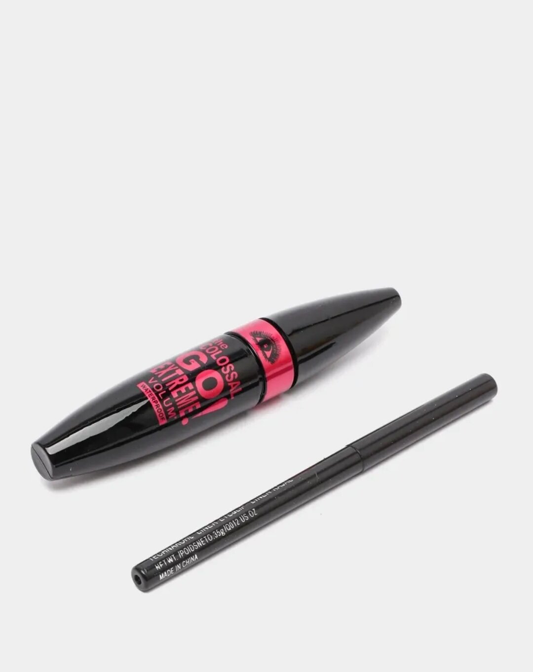 The Colossal Go Extreme Набор косметики 2 в 1 - тушь для ресниц черная и карандаш для глаз черный