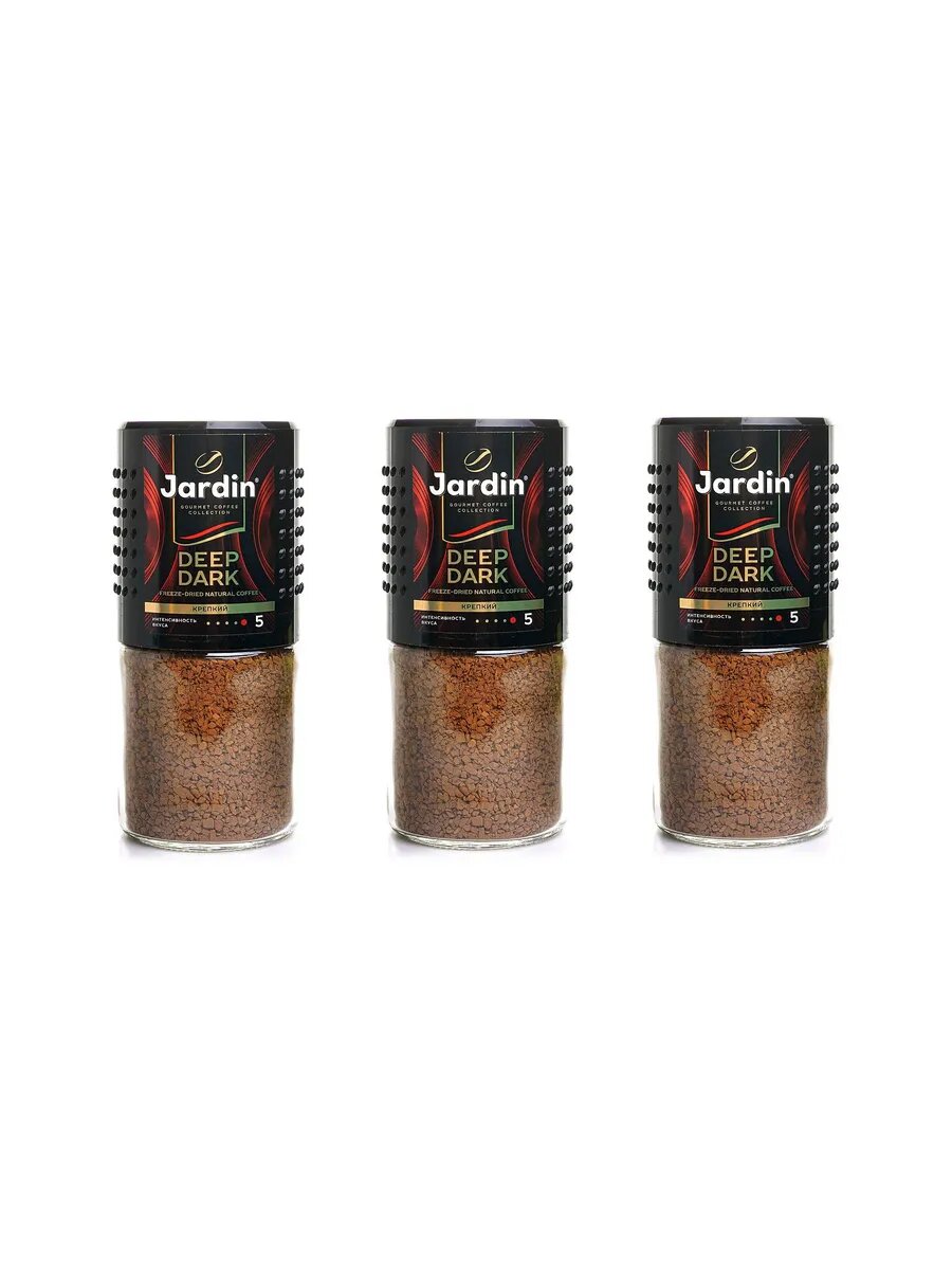 Кофе Jardin Кофе Deep Dark 95гр 3шт сублимированный