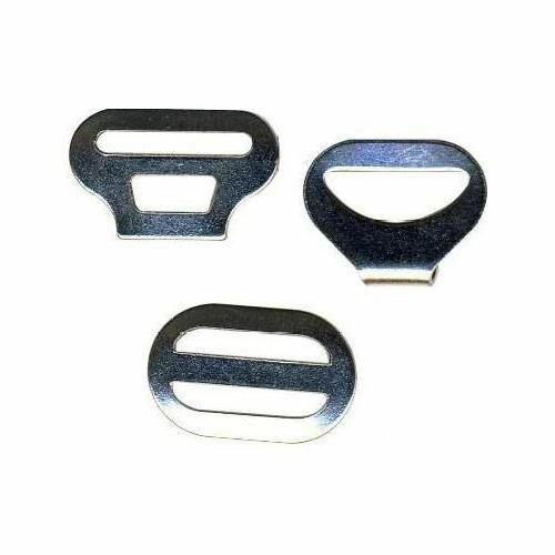 Крючки для галстука айрис Металл, 3 части, 11 мм, цвет Никель, С-44 ВОС, 50 шт