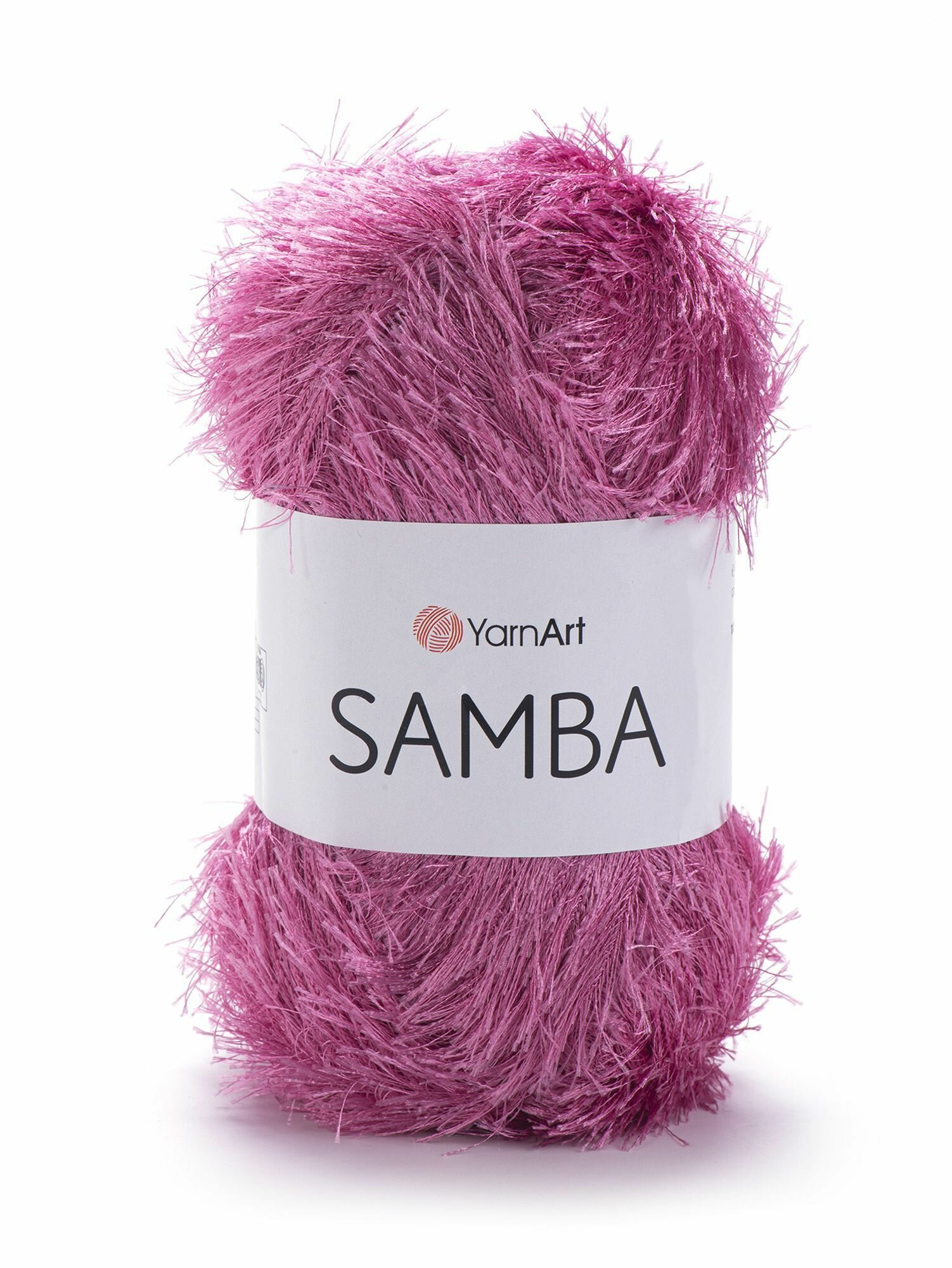 Пряжа SAMBA (YarnArt), флокс - 27, 100% полиэстер, 5 мотков, 100 г, 150 м.
