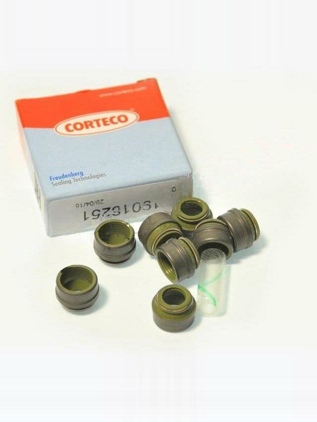 Колпачки маслосъемные ВАЗ 2107,2109,2115, LADA4x4,2123,1118, Калина,2190, Гранта, CORTECO, 2108-1007026