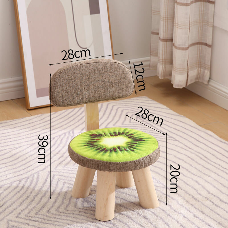 Детский стул Outdoor, для детей 1-6 лет, текстиль/дерево，28×28×39