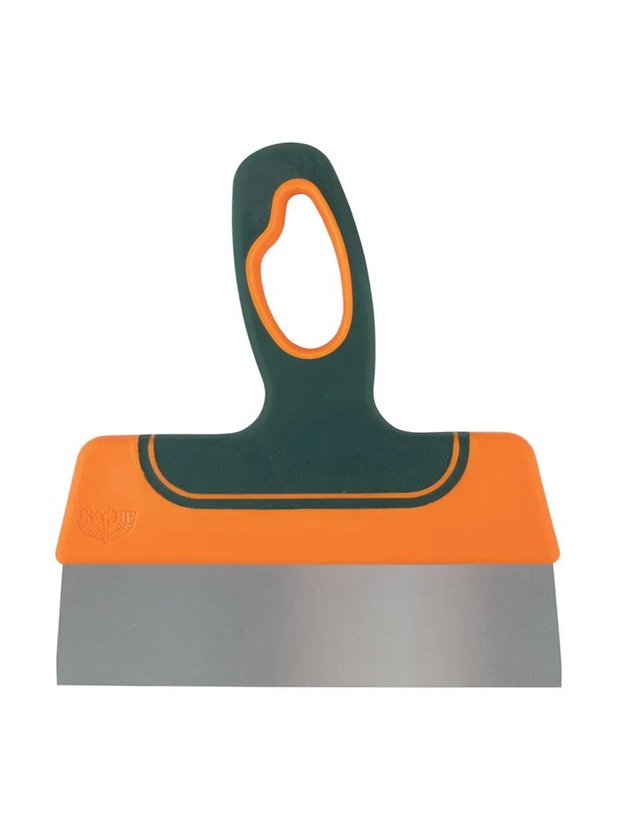 Шпатель фасадный Варяг 35228, нержавеющая сталь, резиновая ручка, 250 мм