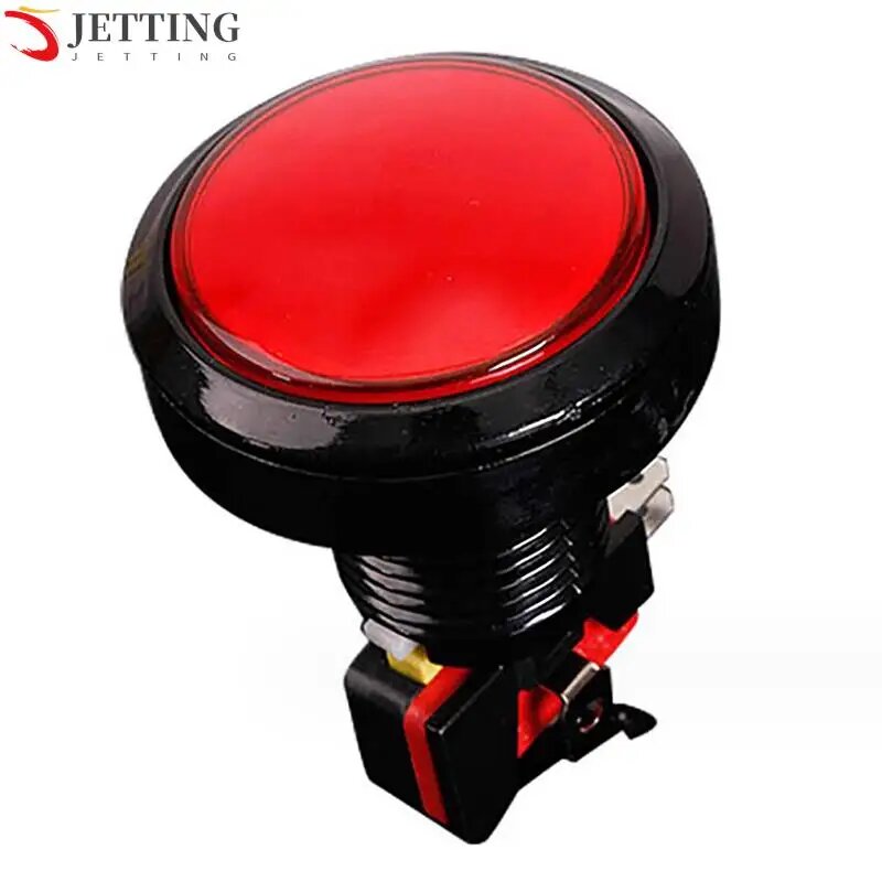 Аркадная кнопка LED 45 мм, red