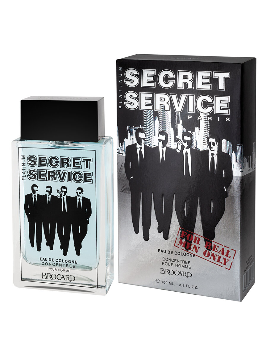Одеколон Мужской Brocard Secret Service Platinum (edc) concentre 100мл