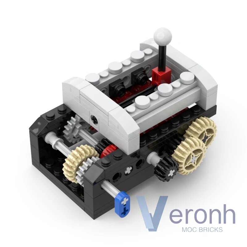 Конструктор MOC 6-скоростная коробка передач Gearbox