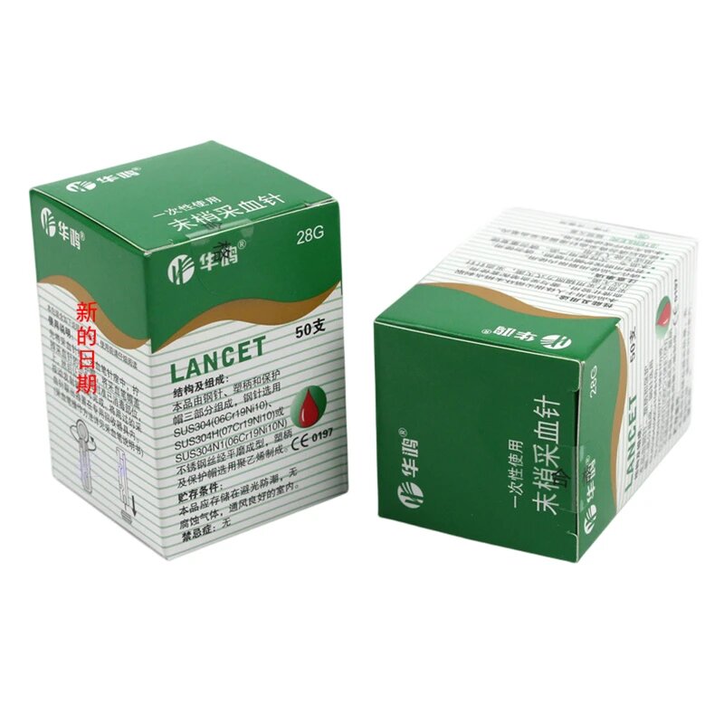 28 г одноразовые иглы для извлечения крови, 100 шт, устройство для сбора крови, безболезненное устройство для луча для диабета, аксессуар