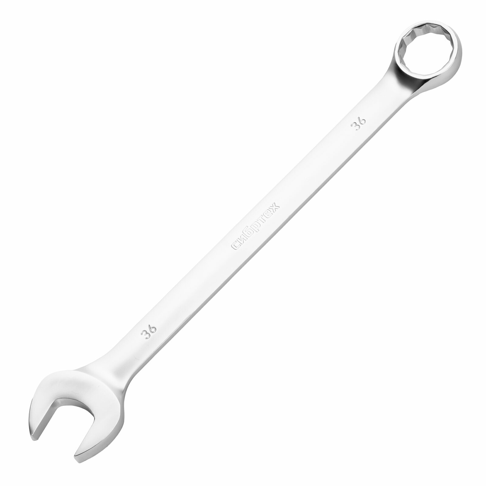 Ключ комбинированный 36мм, никелированный Сибртех 14924