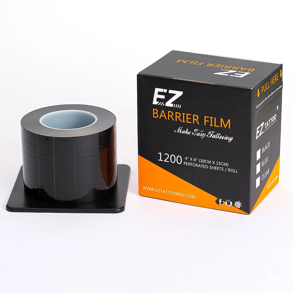 EZ Барьерная пленка для татуажа, Black, 4x6 дюймов