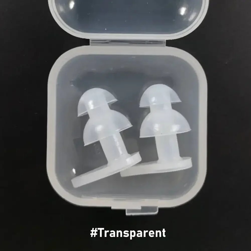 Водонепроницаемые силиконовые беруши Transparent