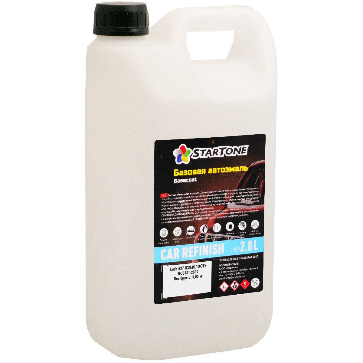 627 жимолость металлик автоэмаль STARTONE (2,8л)