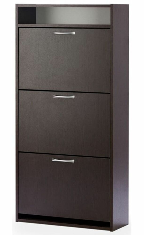 Обувница К-3 венге, 3 ящика, 60х22х124