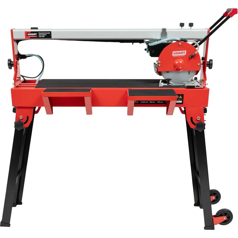 Professional электрический плиткорез Gigant TCS-720, работы с различными