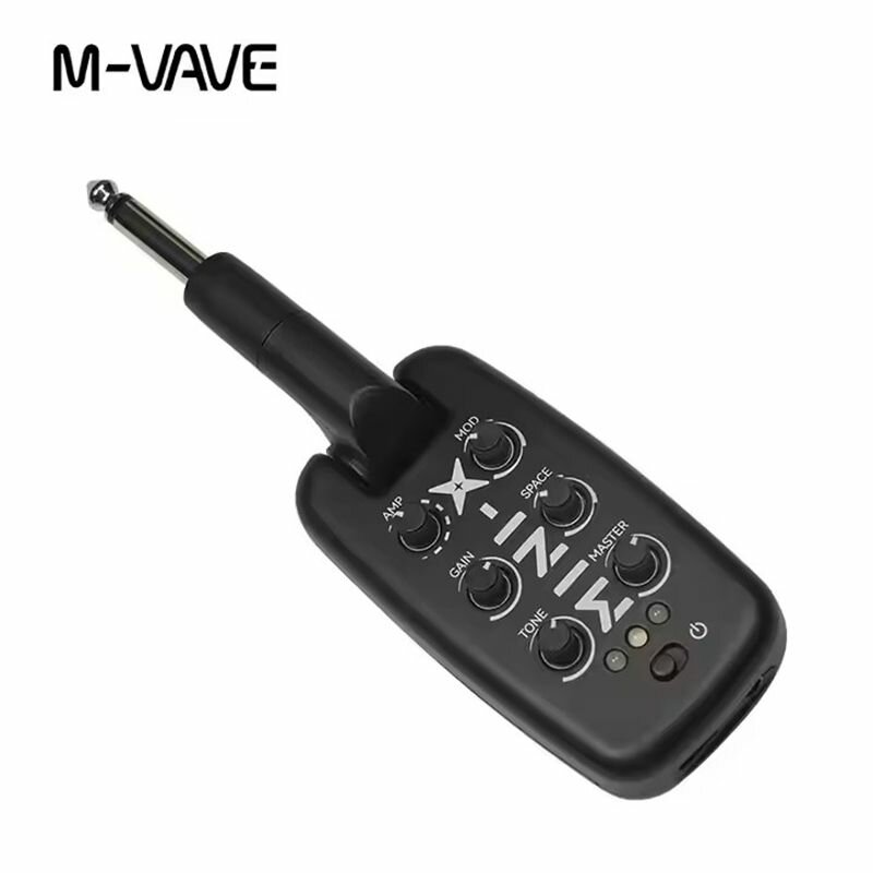 Гитарный усилитель для наушников M-VAVE MINI-X, процессор эффектов