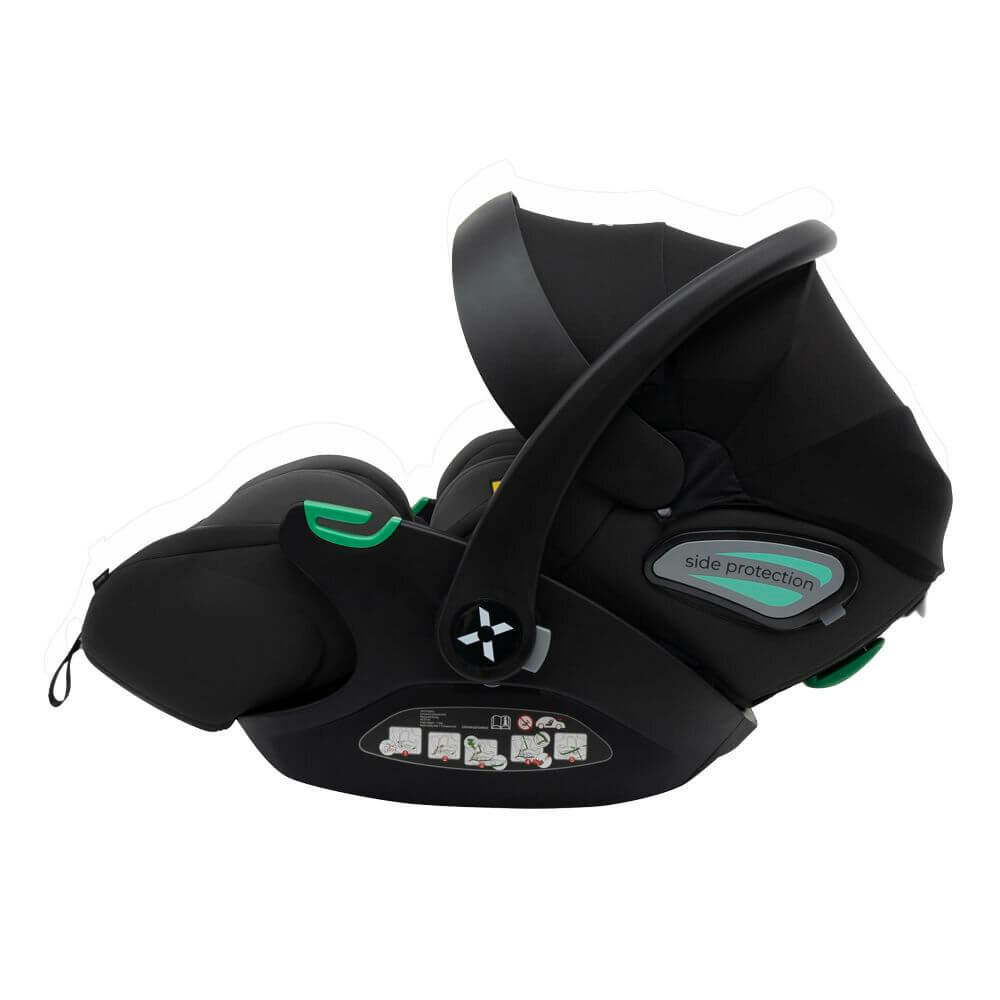 Agex i-Safe, автолюлька до 1 года гр.0 (0-13 кг), цвет Black (черный)