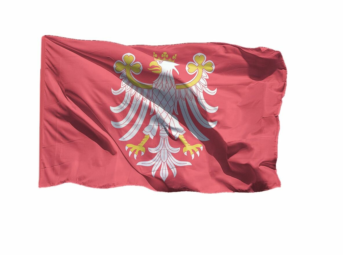 Флаг Королевства Редания из Ведьмака 70х105 см на шёлке для ручного древка