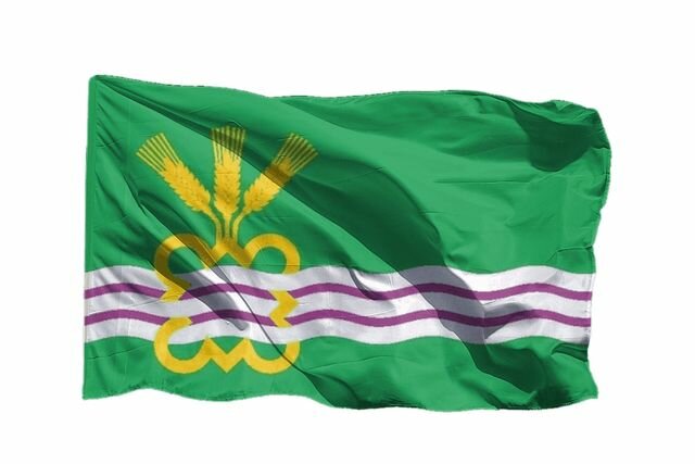 Флаг Каменск-Уральского на сетке 100х150 см для уличного флагштока