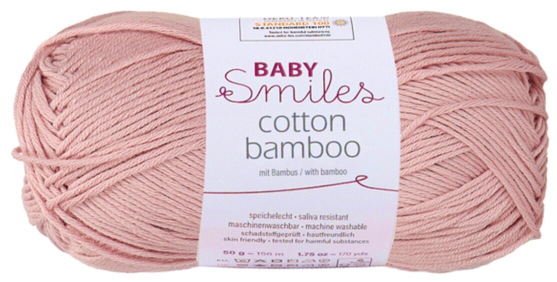 Cotton Bamboo /Коттон Бамбу/ пряжа Schachenmayr Baby Smiles, MEZ, 9807370 (01038, altrosa (увядшая роза), розовый)
