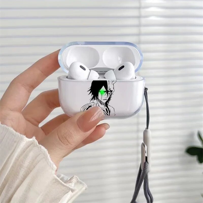 Ulquiorra Cifer аниме мягкий силиконовый чехол в стиле манга для наушников Apple AirpodsPro противоударная защита Air Pods4 1/2/3 чехол для наушников