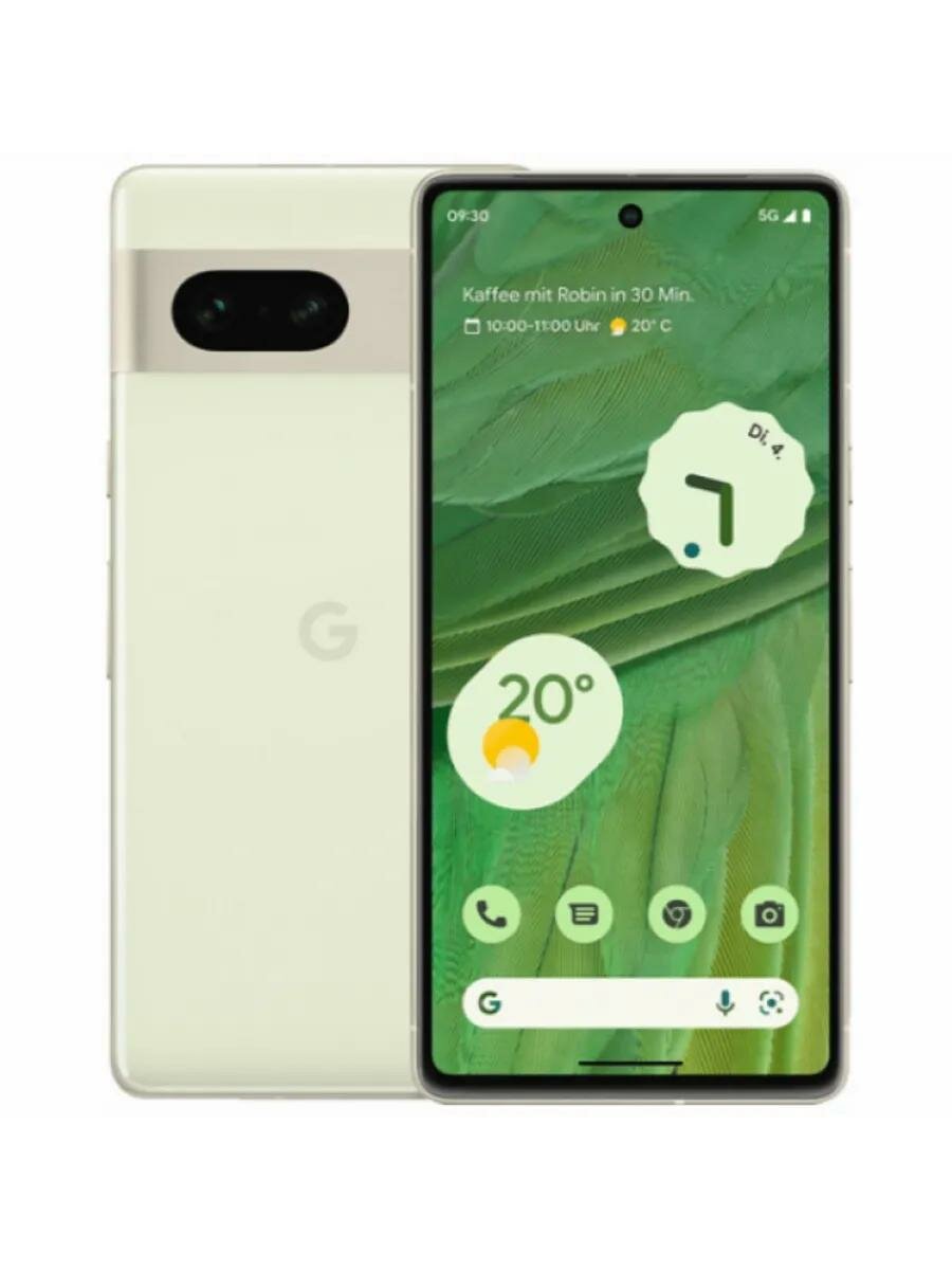 Смартфон Google Pixel 7 8/128 ГБ, US/CA/AU/GB, Dual: nano SIM + eSIM, Lemongrass (желтый)