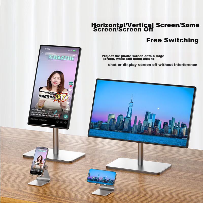 Shanze Wireless Screen Mirroring Device for Mobile Phones, 4K HD HDMI Audio And Video Synchronization Transmitter, Compatible with Apple, Android, Huawei Phones, Computers, TVs, Monitors, And Projectors WP02