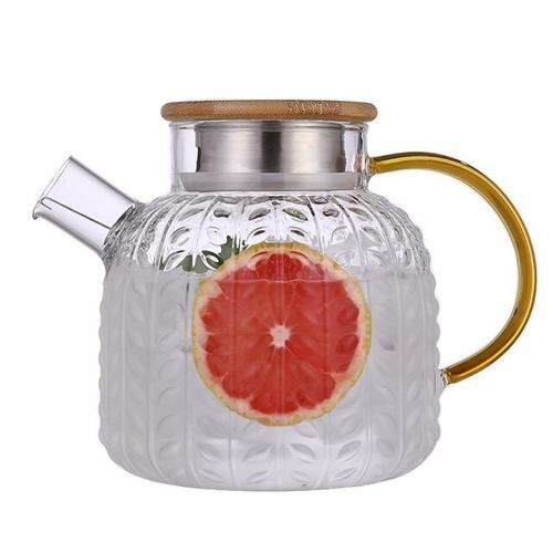 1.3L Tea Pot Tea Maker Glass Teapot Tea Tea Pot Set Big Transparent Borosilicate Glass Teapot|Teapots