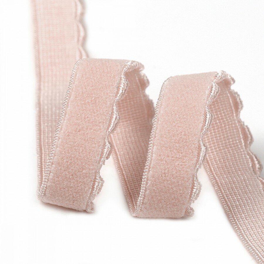 Резинка TBY бельевая Отделочная становая 12мм ЕТ1 серебристый пион S185 уп.1000 м