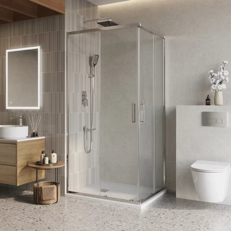 Душевой уголок BelBagno Luce 120x90 LUCE-AH-2-120/90-C-Cr