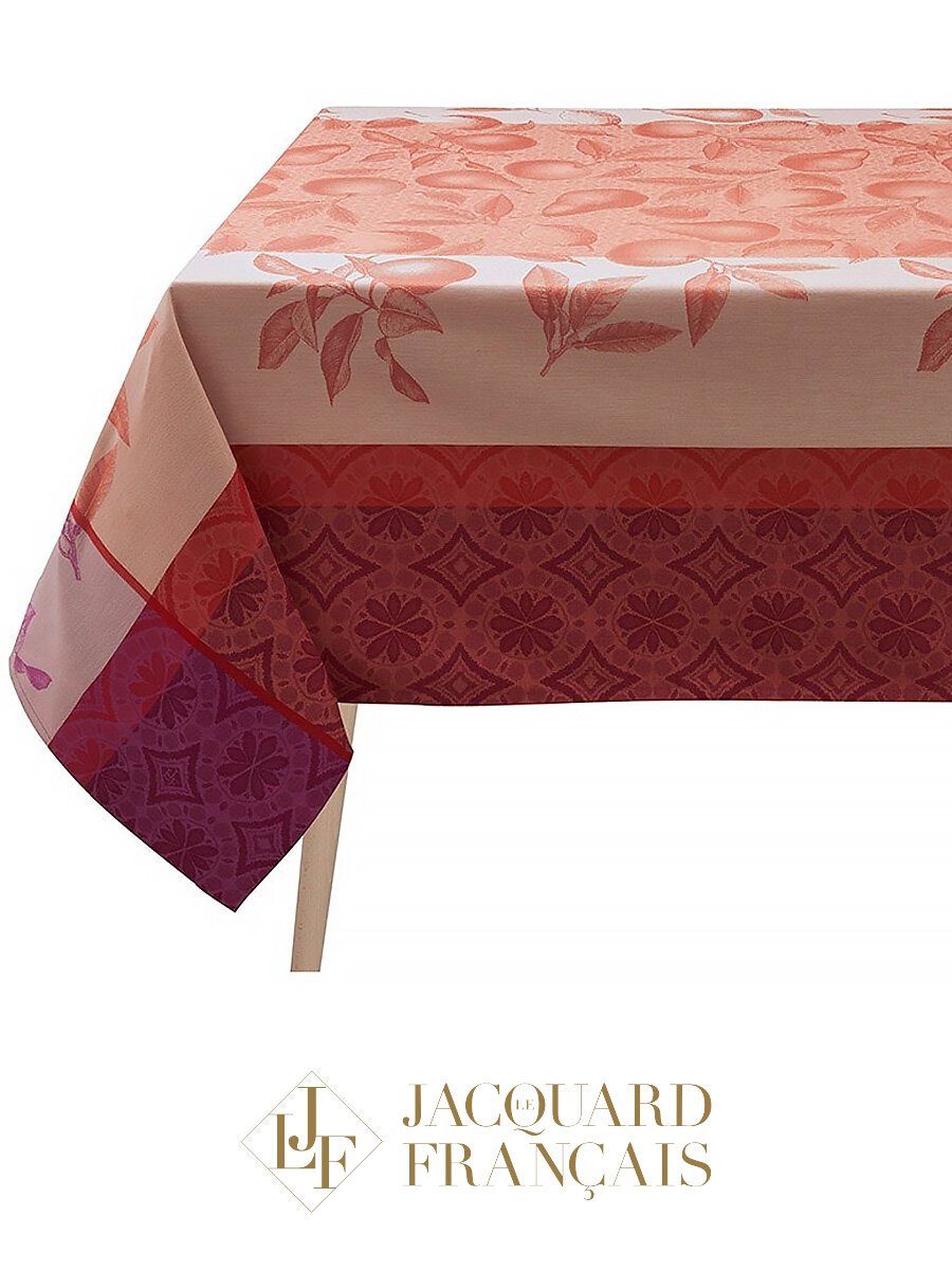 Скатерть Le Jacquard Francais Arriere-Pays 175x175см, хлопок, плотность 250 г/м2