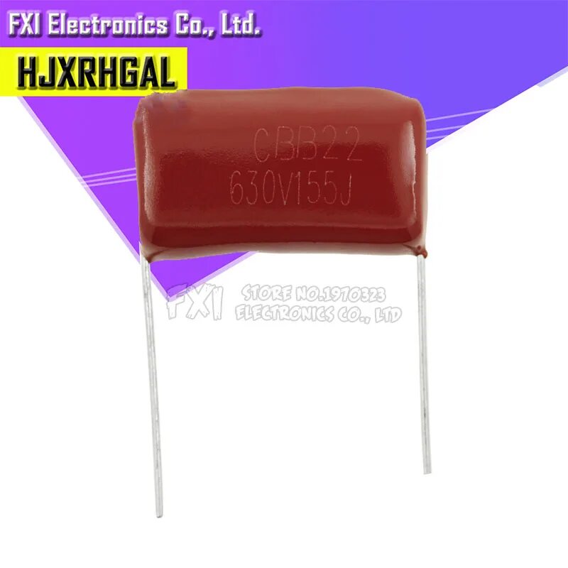 10 шт. 630V155J 1,5 мкФ шаг 20 мм 630V 155 155J 1500nf CBB полипропиленовый пленочный конденсатор с алюминиевой крышкой