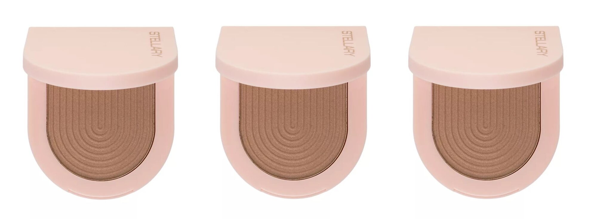 Румяна STELLARY Cashmere Blush тон 03 Natural Beige - натуральный бежевый, 4 гр - 3 штуки