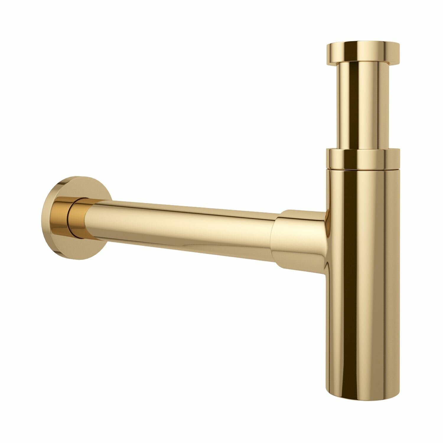 Сифон для раковины Wellsee Drainage System 182121000, латунь, цвет золото