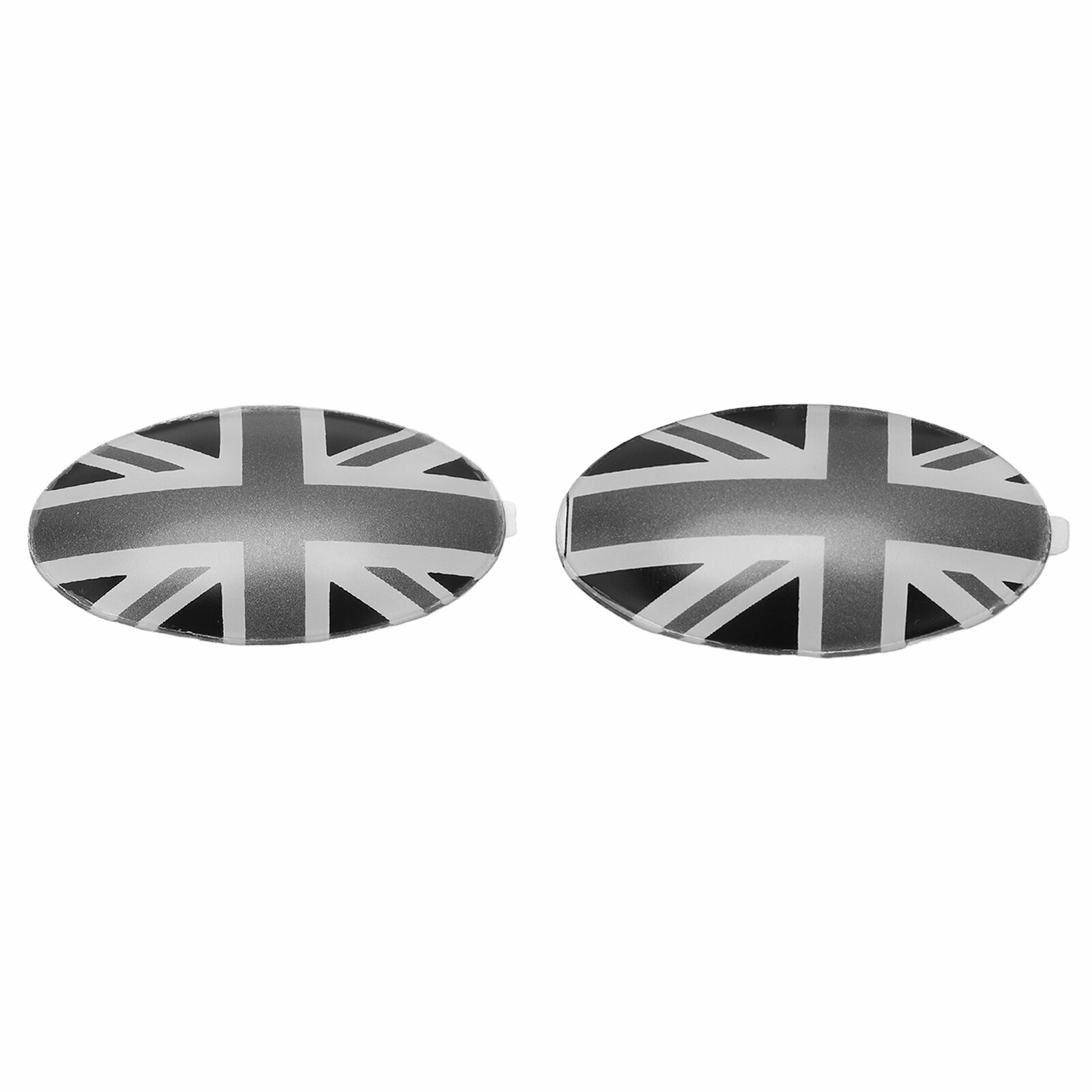 Пара накладок на ручку КПП, серый Union Jack, для Mini F54, F55, F56, F57, F60