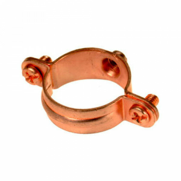 Хомут для медных труб Oter Ду 22 (1/2) со шпилькой и дюбелем, 811RAME22 (0811R00220000)