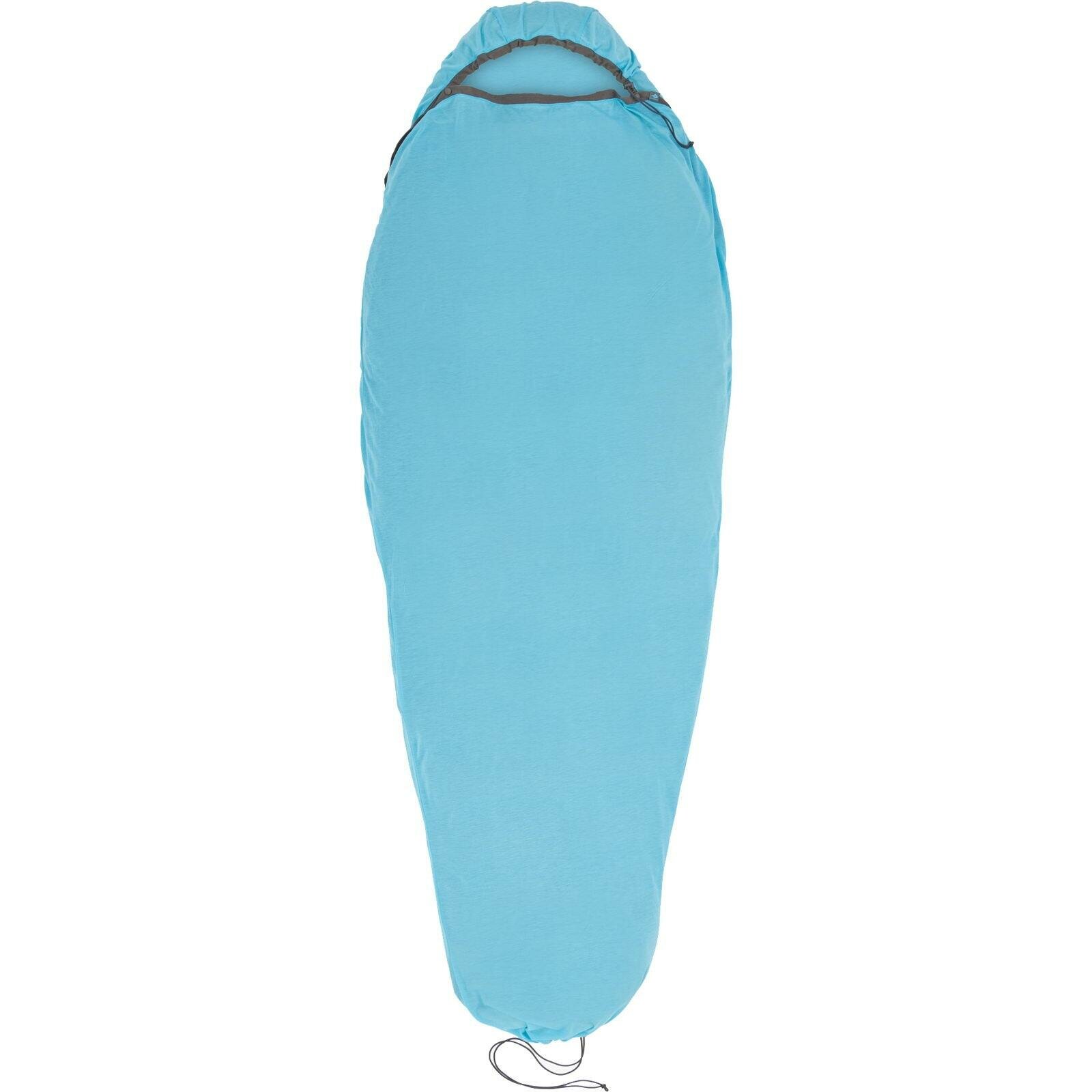 Decathlon Вкладыш для спального мешка SEA TO SUMMIT Breeze, со стяжкой, размер S, 216 см, синий