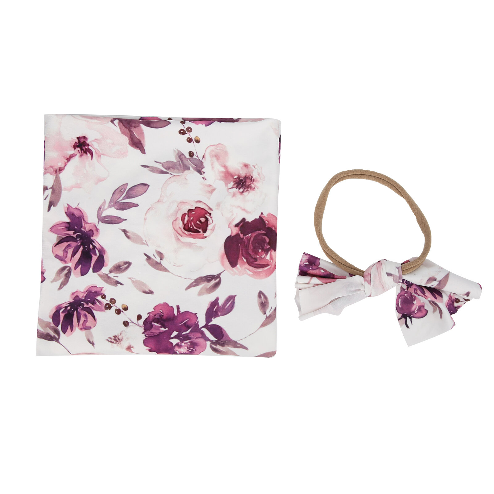 Пеленка-повязка на голову для новорожденного, мягкий пеленок-одеяло для младенца, аксессуары для пеленания #1 80 x 80 см