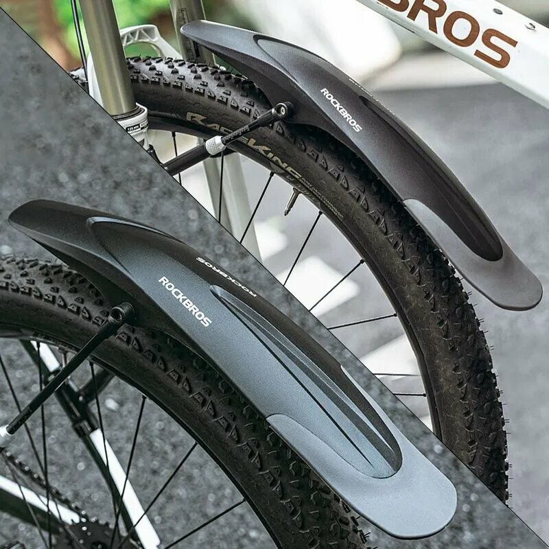 Велосипедные крылья, комплекты передних и задних крыльев, расширенные и прочные, длина и угол свободно регулируются, подходят для горных велосипедов диаметром 26 29 дюймов.