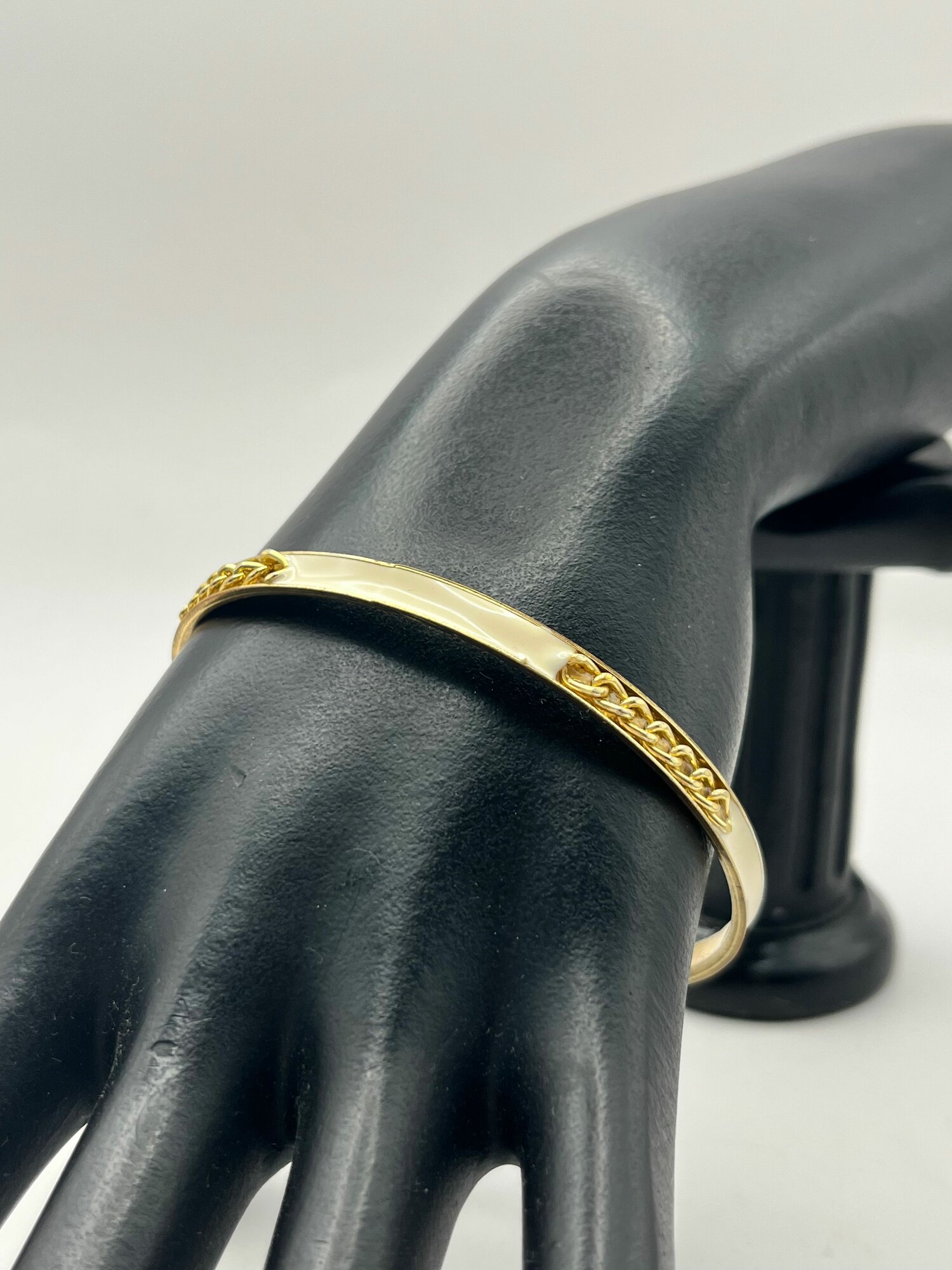 Винтажный металлический браслет, горячая эмаль, времен СССР