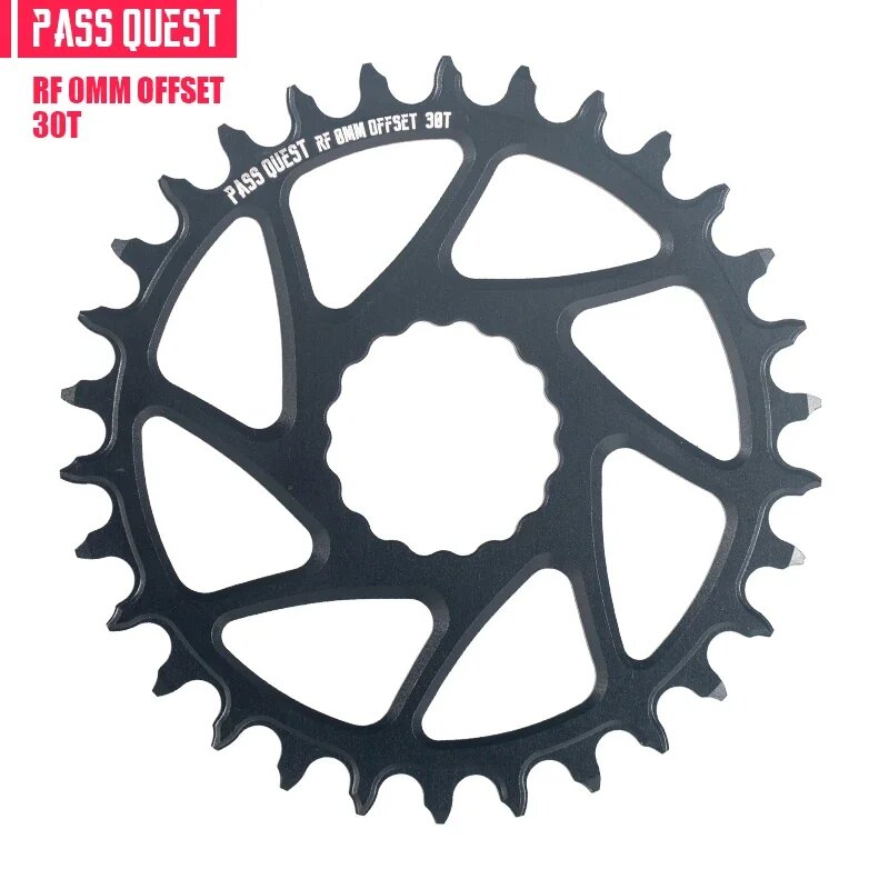 PASS QUEST Звездочки для шатунов RACEFACE Серый, Round 0MM 30T