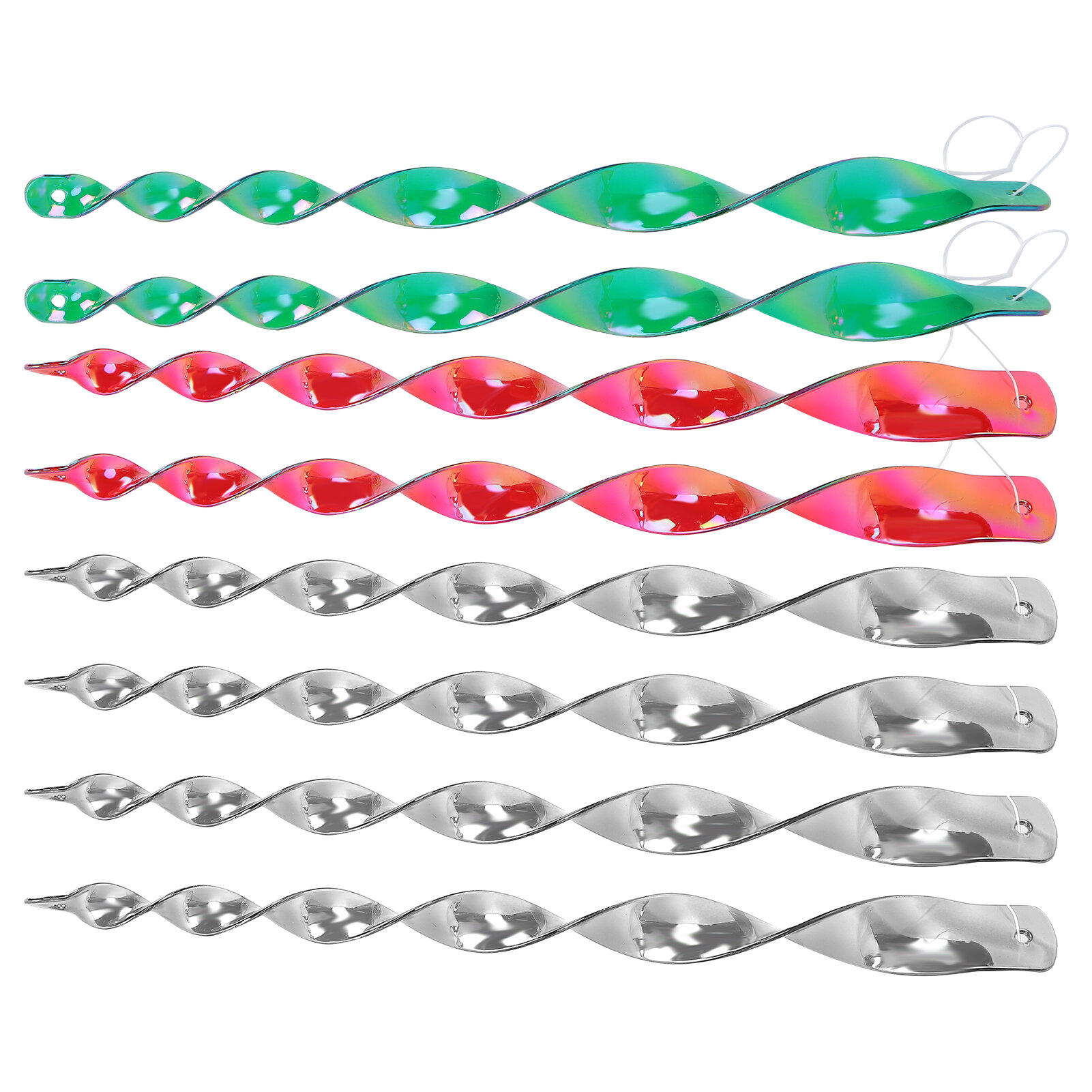 Светоотражающий отпугиватель птиц, прочный подвесной вращающийся стержень от птиц для сада, двора, смешанного цвета, 8 шт.