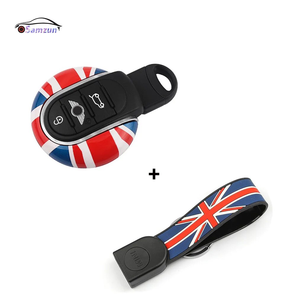 Чехол для автомобильного ключа MINI Cooper One S JCW F54 F55 F56 F57 F60 Union Jack 2