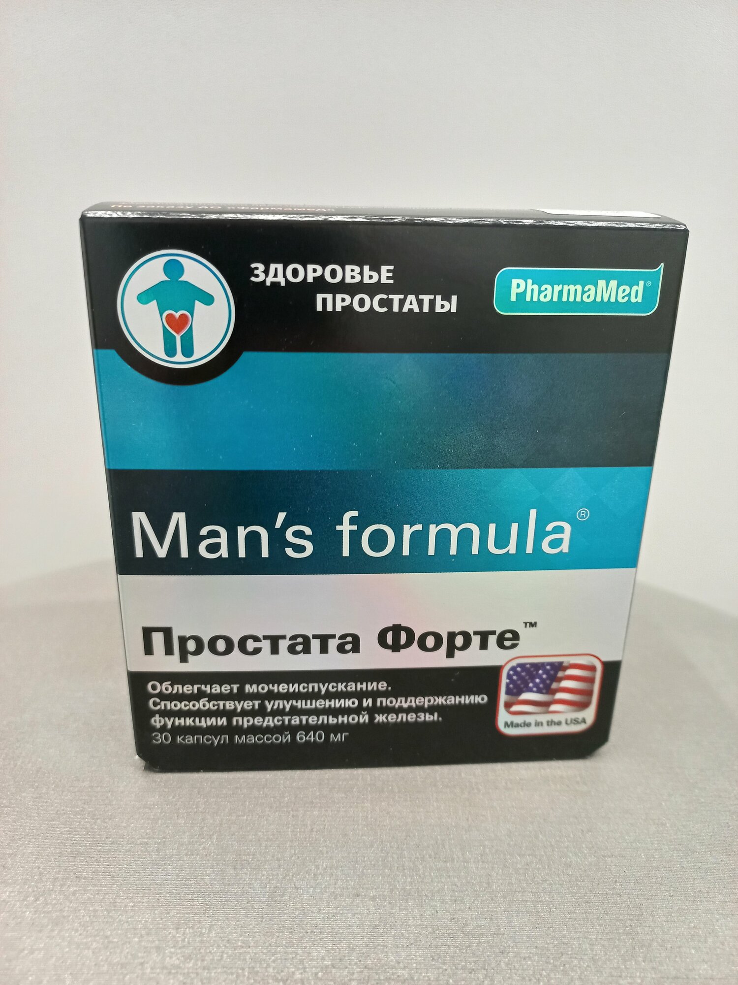 Мен'с Формула Man s formula Простата Форте, здоровье простаты, 30 капсул, 1 уп.
