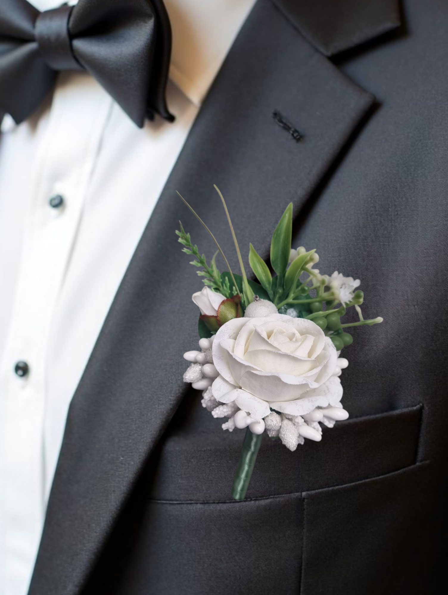 Бутоньерка для жениха или свидетеля