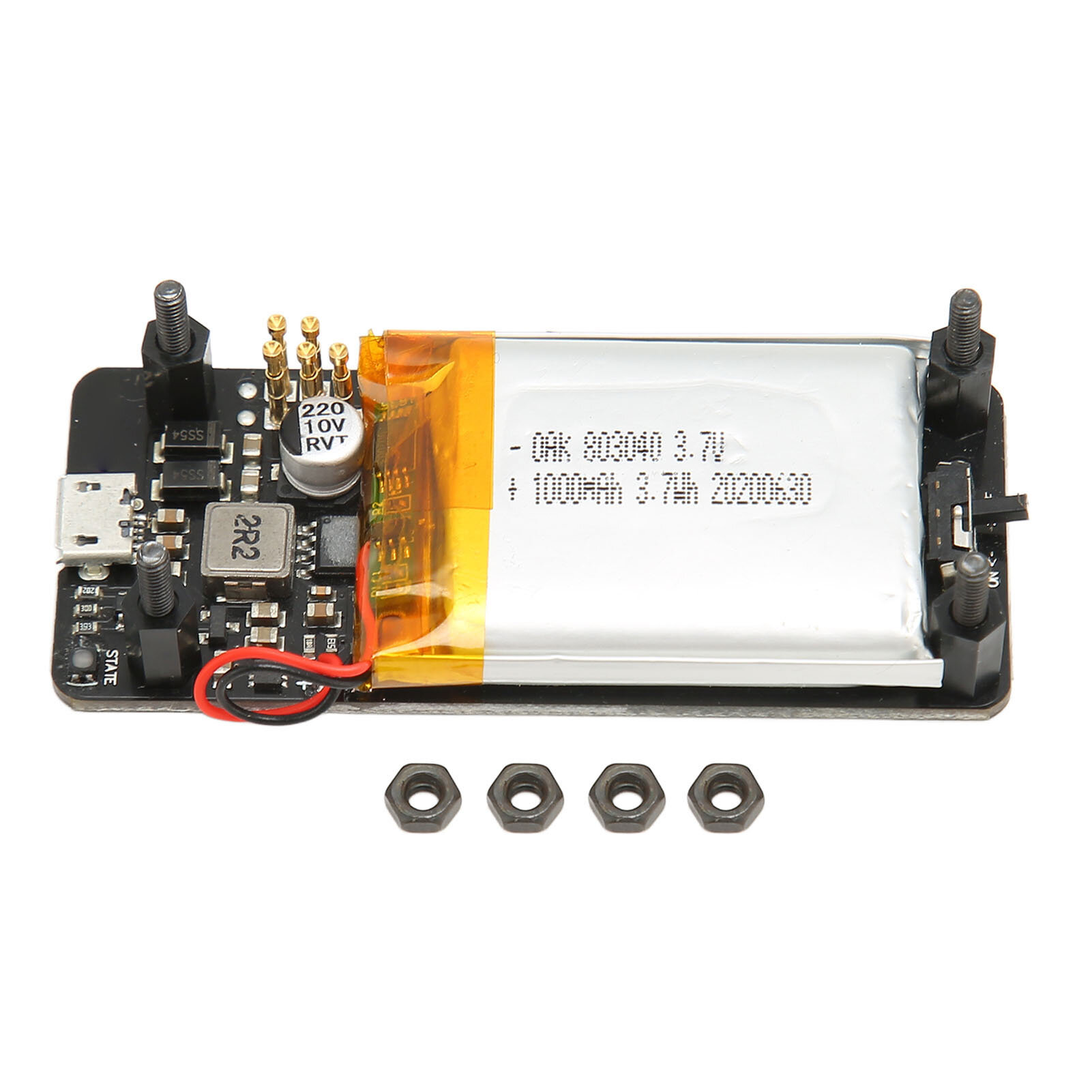 V1.2 Плата ИБП Power HAT 400mA Для зарядки аккумулятора емкостью 1000 мАч Lite для Raspberry Pi Zero